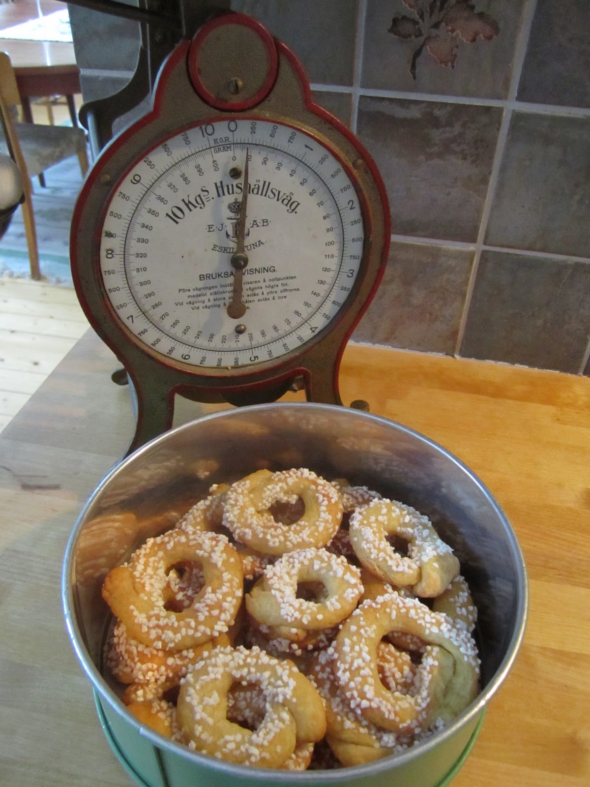 HELÉNS GOTT O BLANDAT!!: Mormors smörkransar!