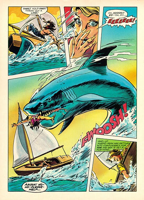 "I LOVE COMIC BOOKS!": JAWS 2 - ( with Bob Larkin cover ) Gene Colan art