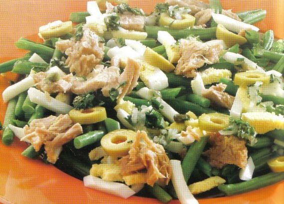 Ensalada de atún con ejotes ~ Solountip.com
