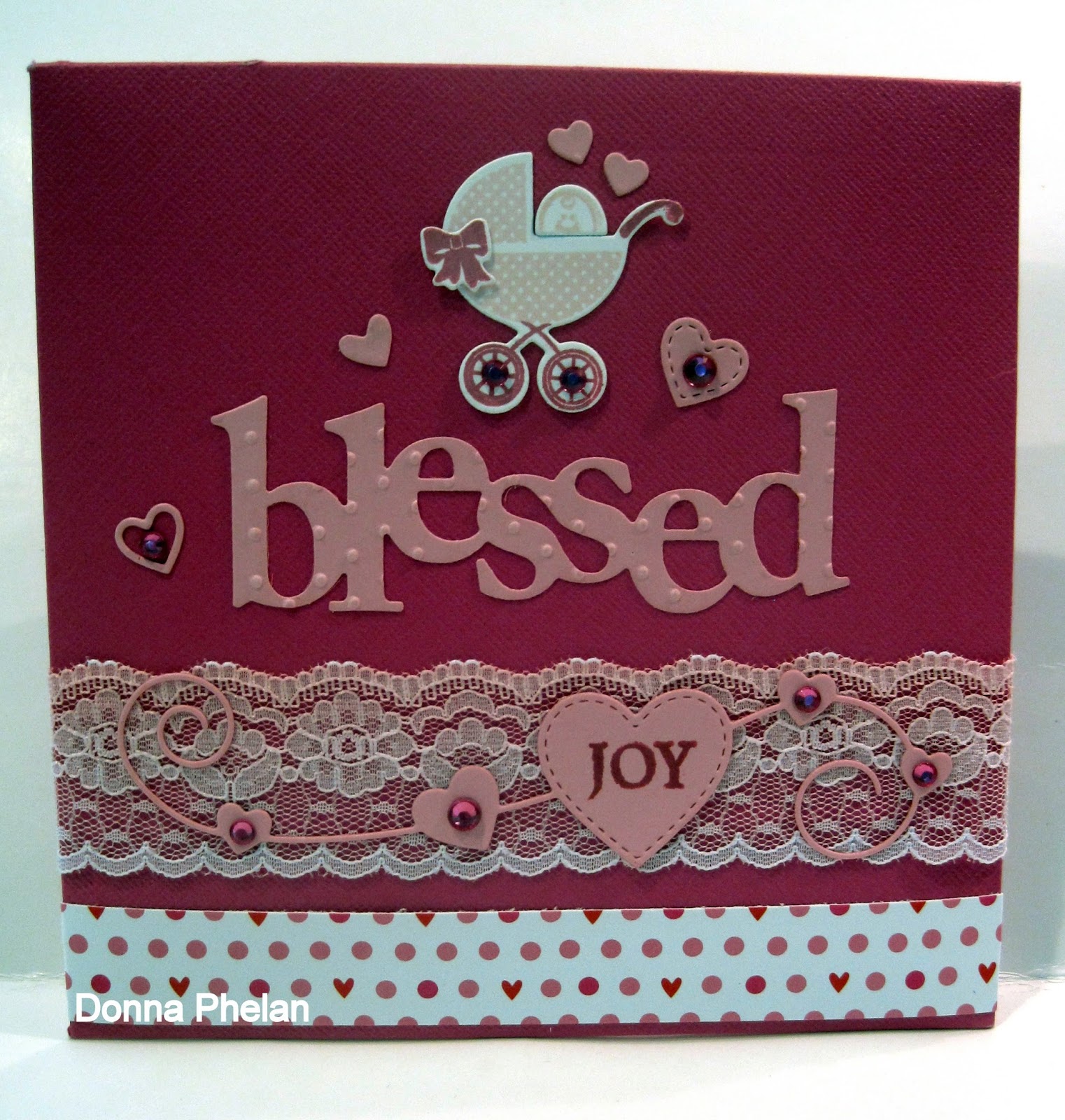 Crafting By The Beach: Pop Up Crib Baby Card