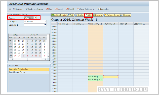 HANA Tutorials: Schedule HANA Backup using ABAP DBACOCKPIT HANA Tutorials: Schedule HANA Backup using ABAP DBACOCKPIT