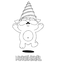 Coloring & Activity Pages: Zoboomafoo Zobooland - Noggindrill Coloring Page