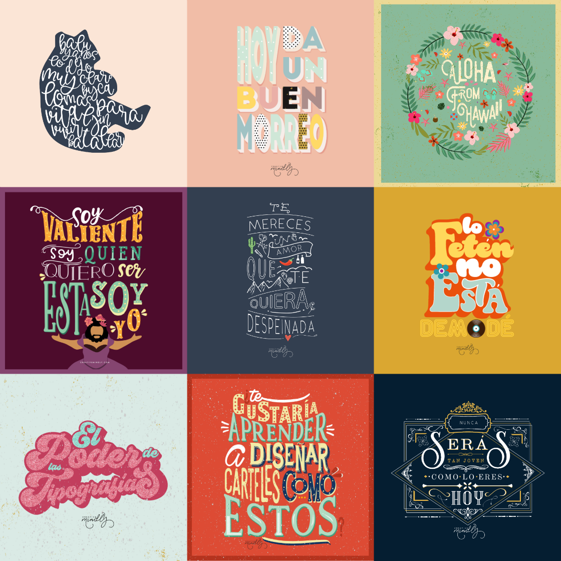 Creative Mindly: Haz tus carteles o láminas con mensajes