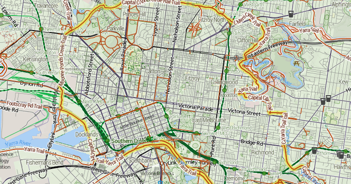 Cycling the Capital City Trail