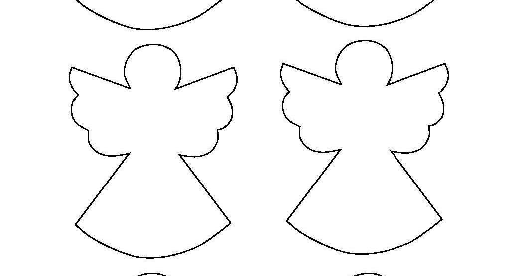 Moldes de Angeles para Etiquetas, Toppers y Decoraciones. | Oh My ...