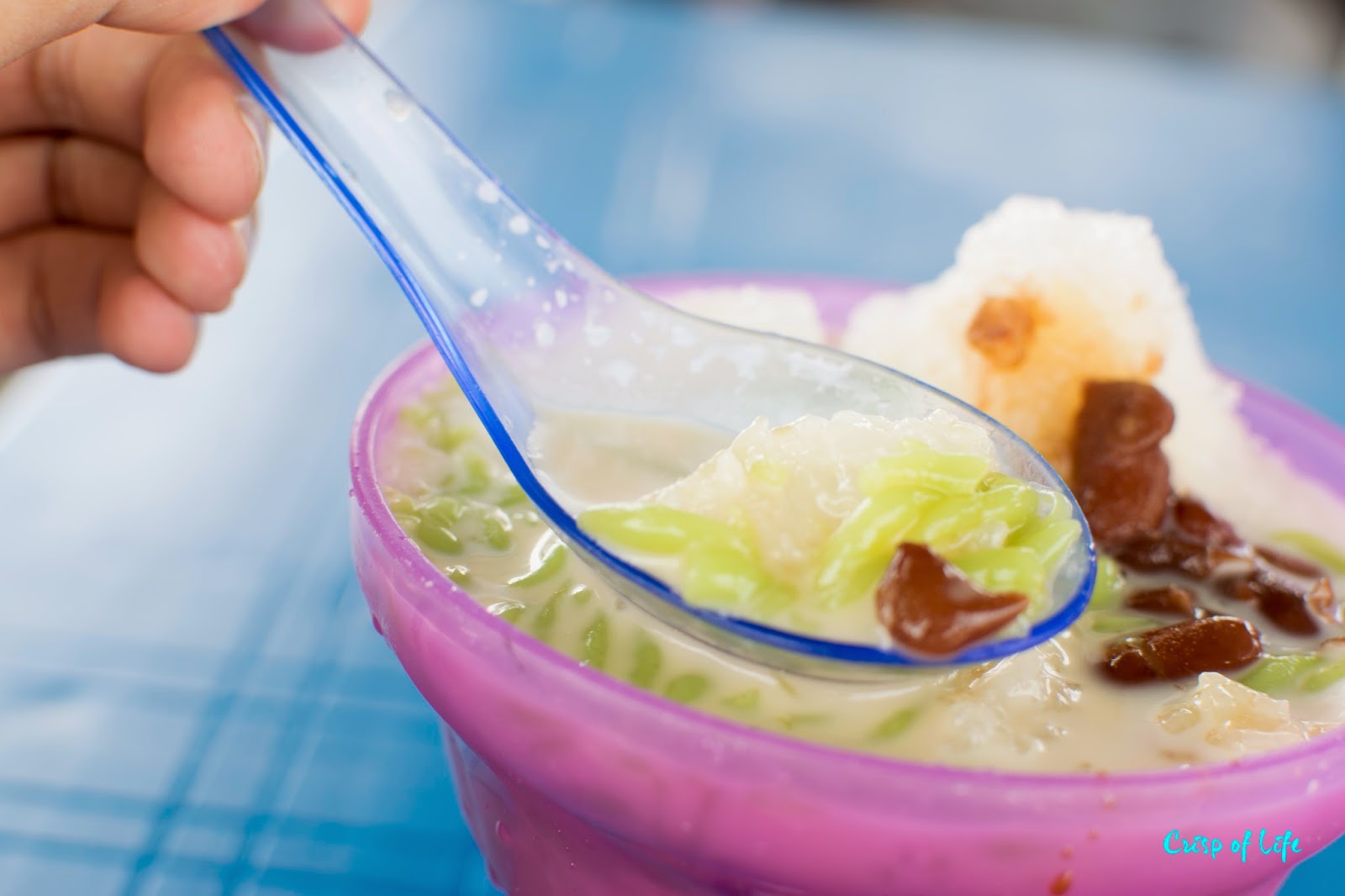 Cendol Pulut / Glutinous rice cendol @ Kulim, Kedah - Crisp of Life