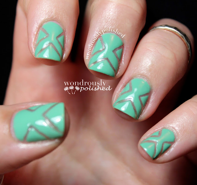 Wondrously Polished: Mint Cutouts