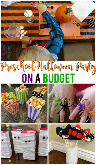 Preschool Halloween Party on a Budget - Sunshine and Munchkins