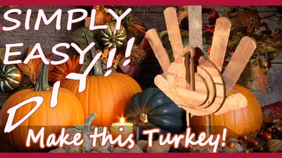 Simply Easy DIY: DIY Turkey Made From Pallet Wood