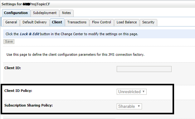 Oracle Soa Jms Adapter Topic Configuration With Soa Based Subscriber S