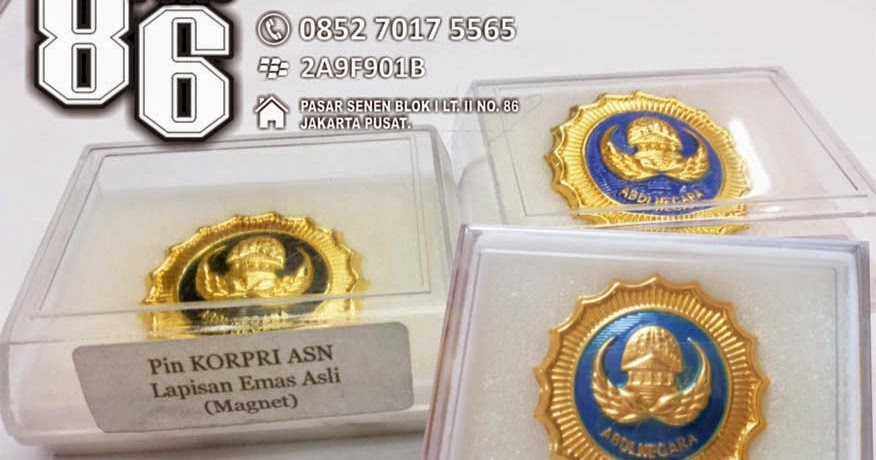 PIN KORPRI ASN TERBARU (LOINT) ~ Grand konveksi 86