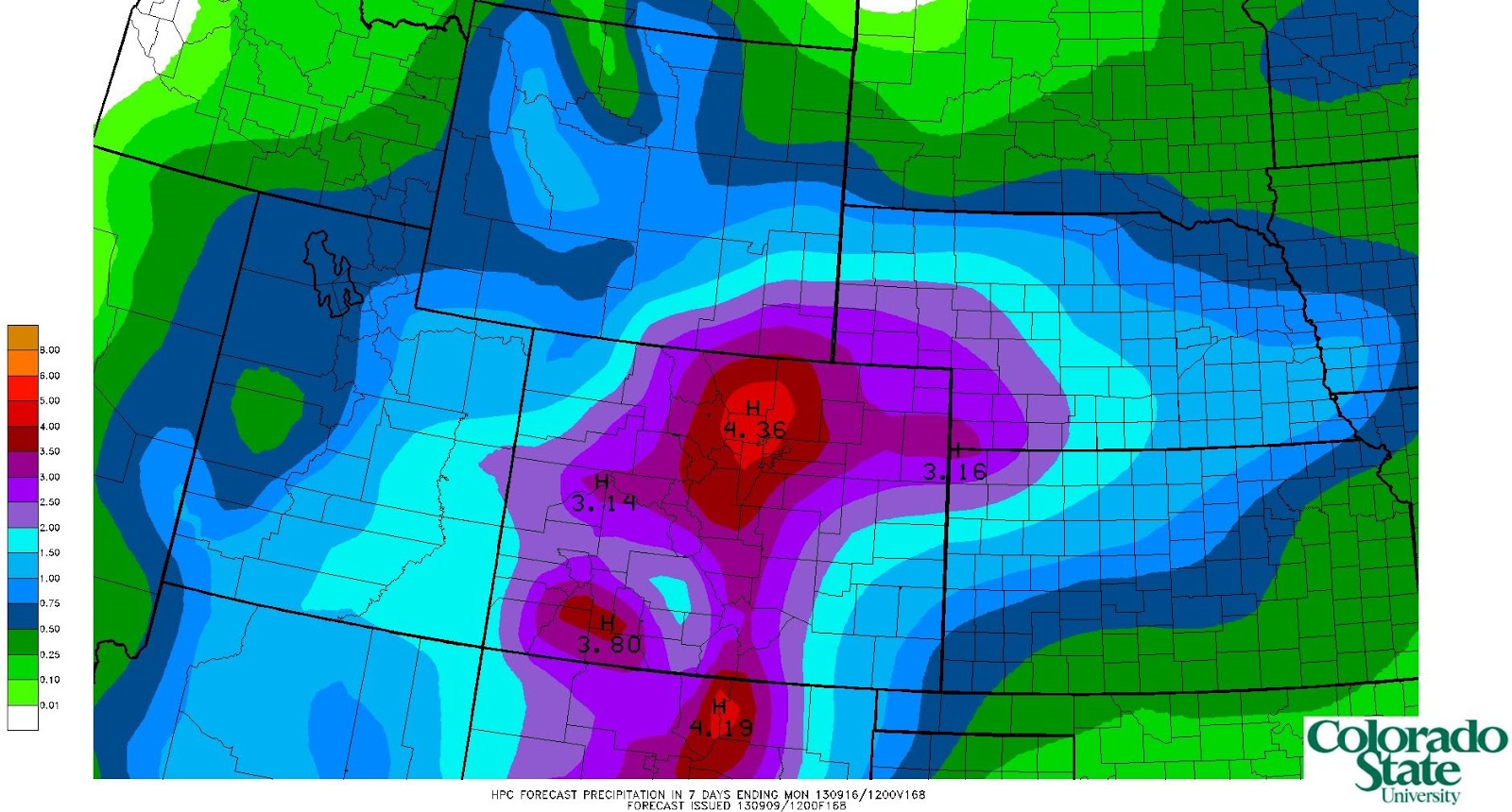 Examining the September 2013 Colorado rainfall and floods: How well was ...