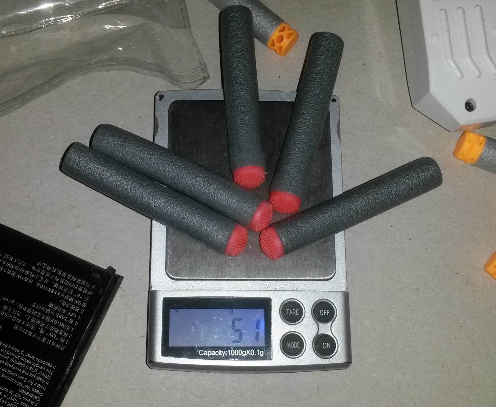 Outback Nerf: Review: Grey "Waffle" Darts