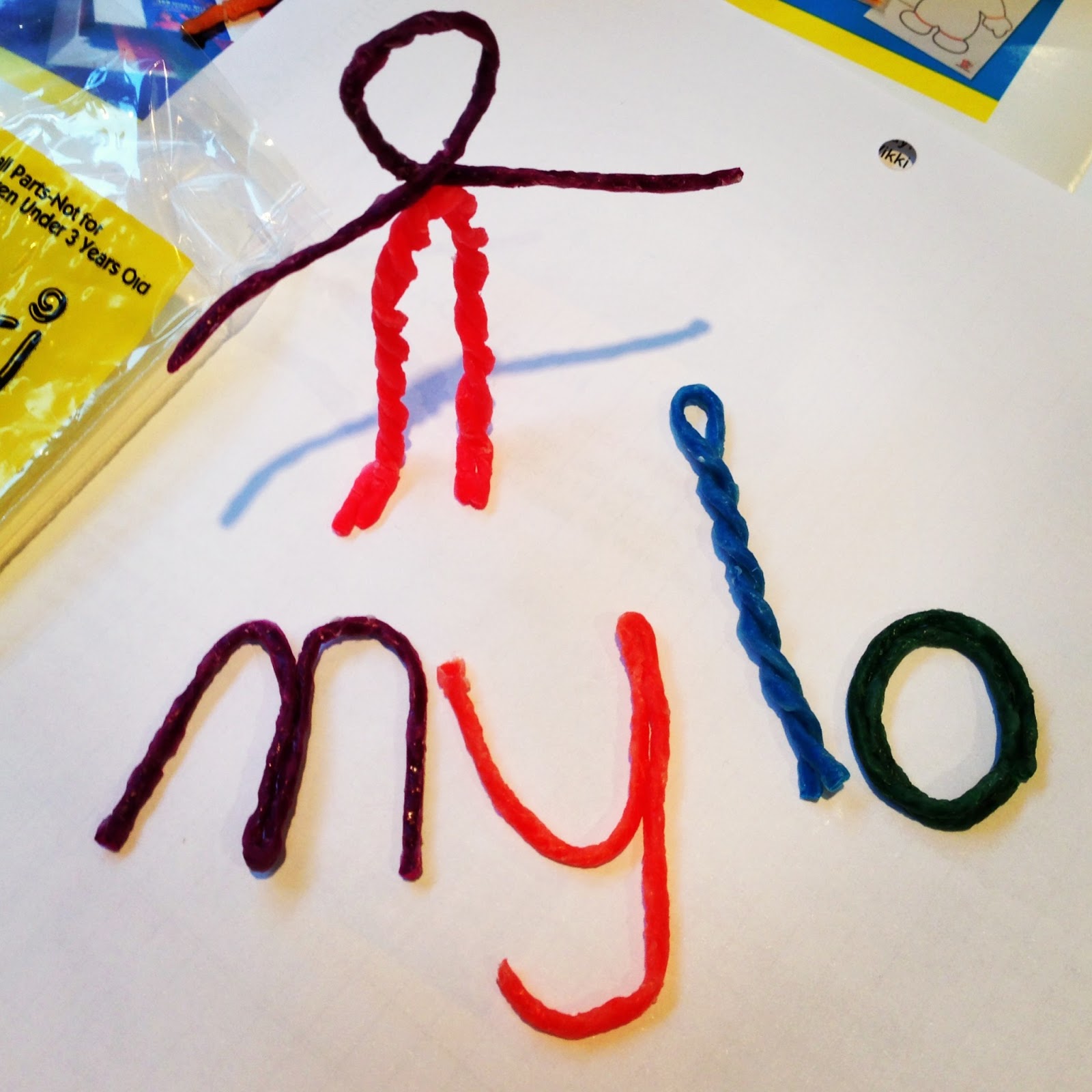 Get creative with Wikki Stix | the adventures of MNMs