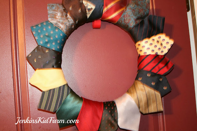 Jenkins Kid Farm: Neck Tie Wreath and Banner - Pies and Ties Party