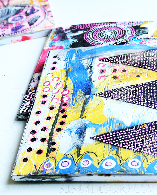 alisaburke: back to school altered notebooks