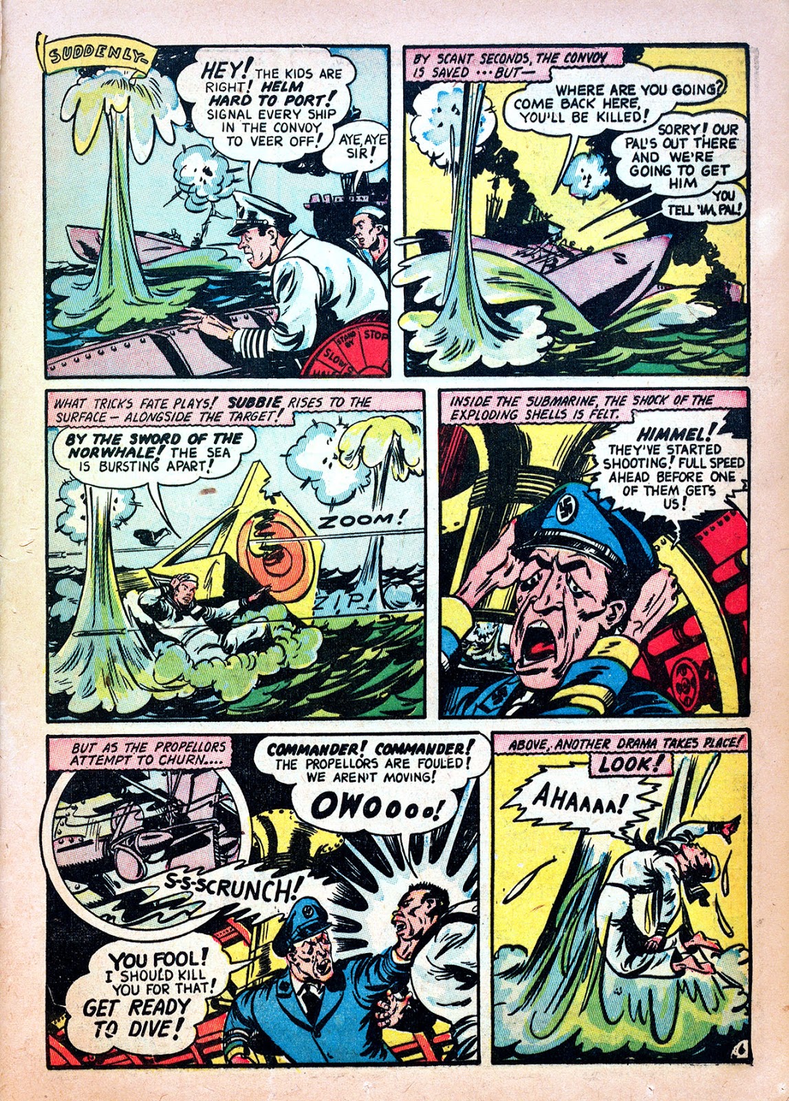 Four-Color Shadows: Subbie-Kid Komics-1942