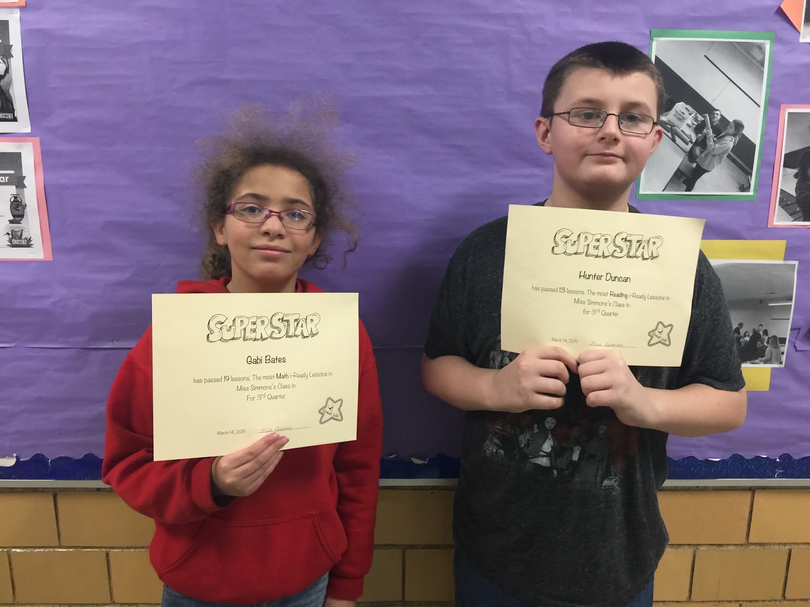 Miss Simmons's 4th Grade News