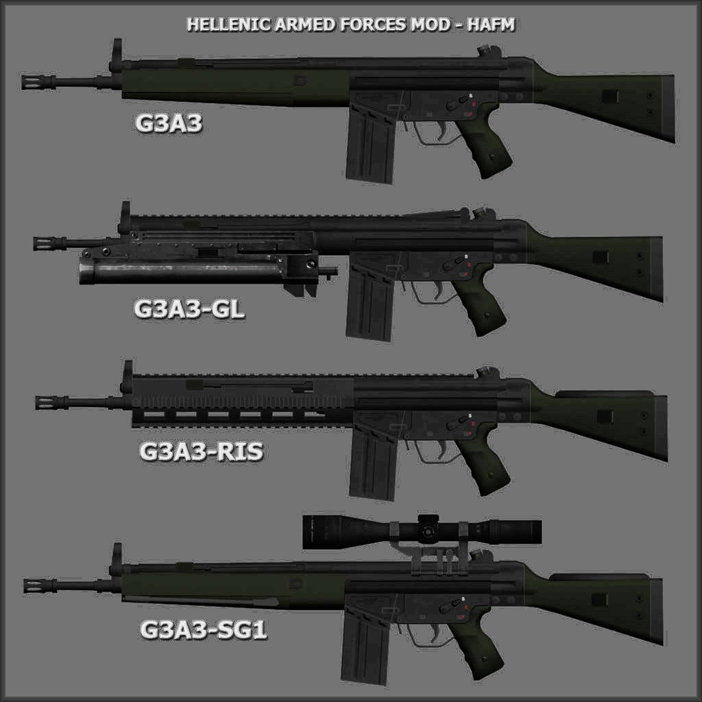 G3A3 シリーズが Arma 3 用ギリシャ軍 MOD で更新予定 | 弱者の日記^^ - Arma 3 MODとアドオン紹介