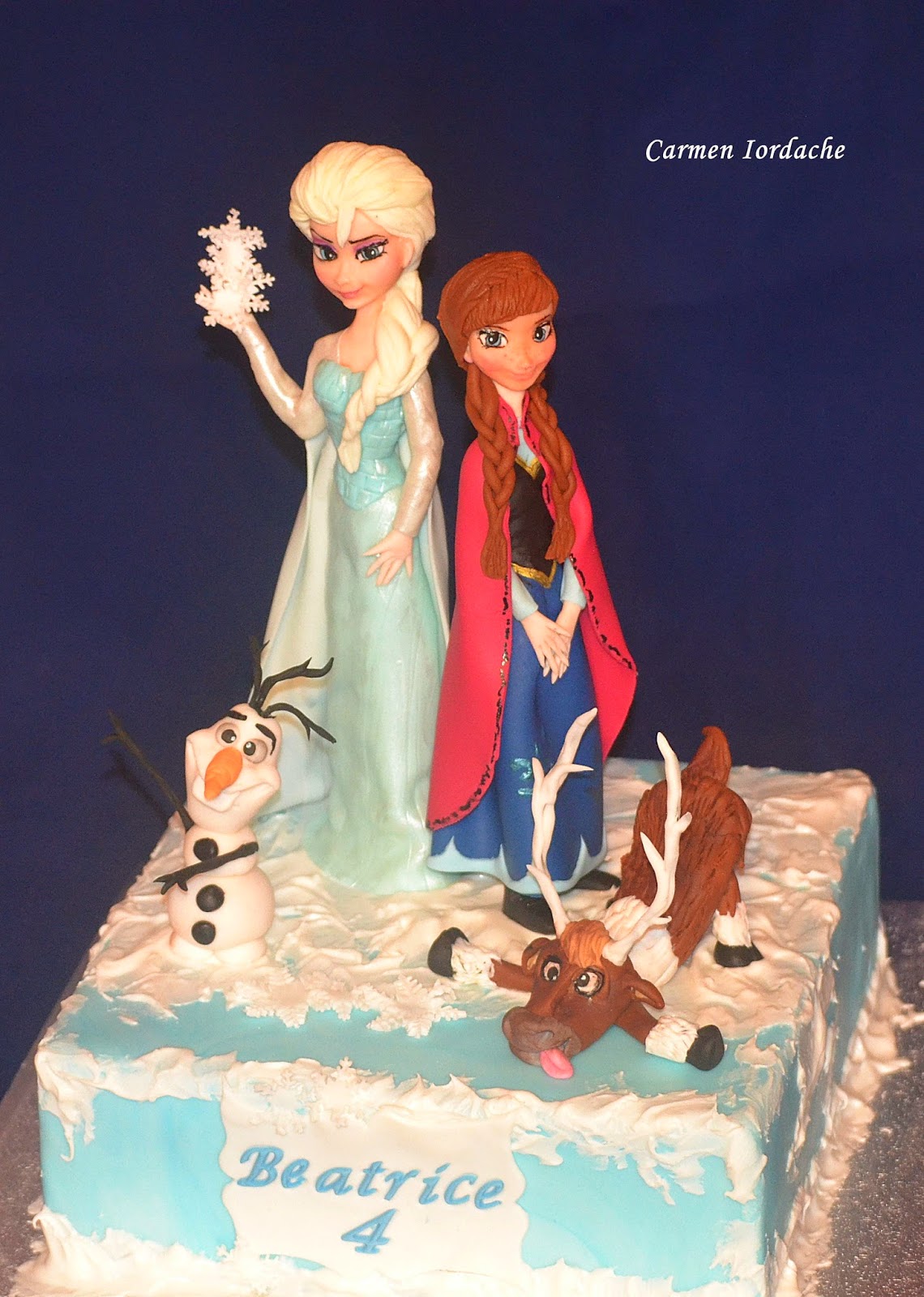 CARMEN'S ART CAKES -Bucuresti: Tort Frozen 2