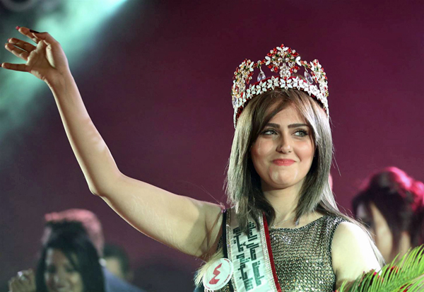 Shaymaa Qasim, Crowned Miss Iraq 2015 in Iraq's First Ever Televised ...