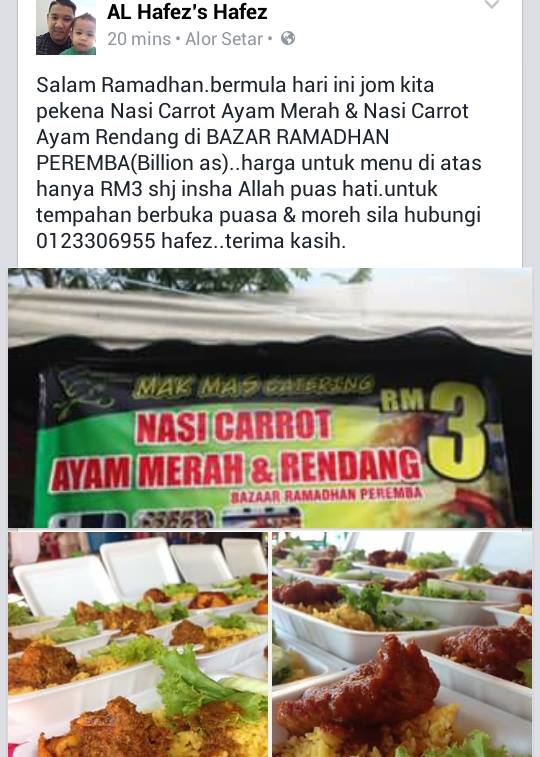 Menu Menu Yang Jadi Pilihan Di Bazar / Bulan Ramadhan Di Kedah (Part 1 ...