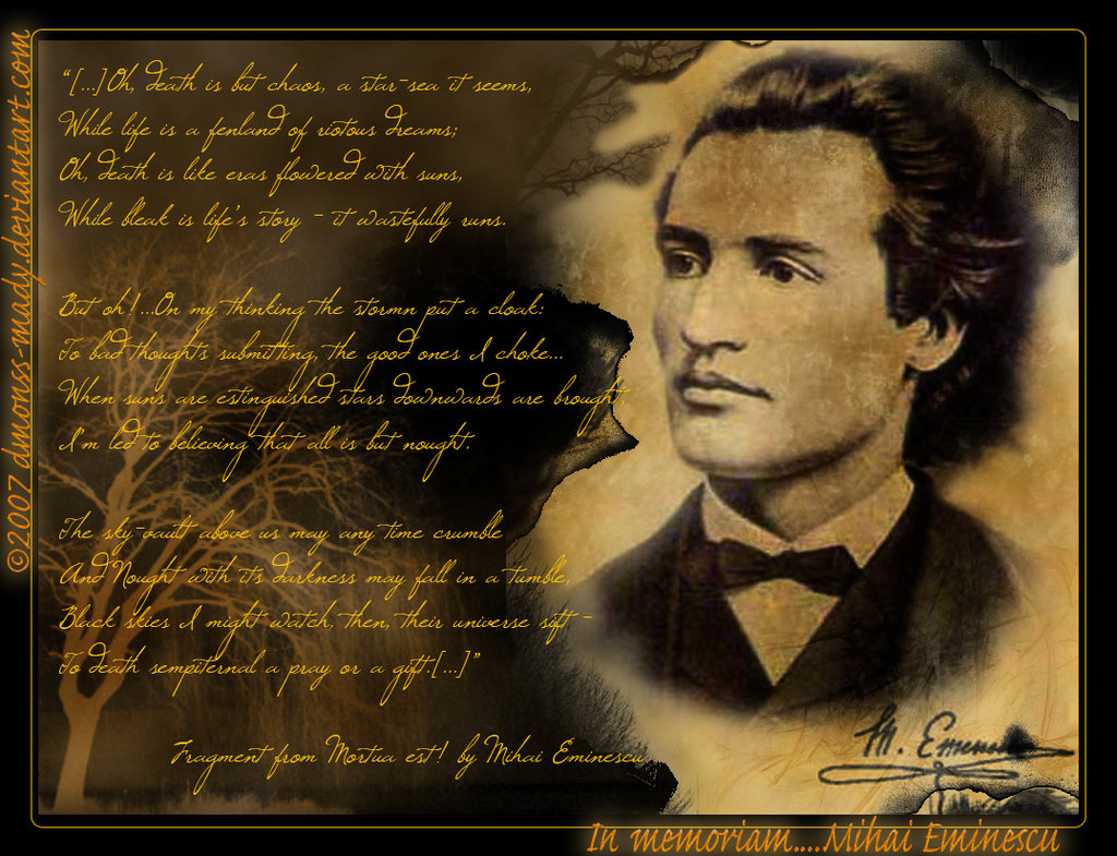 bibliografii@CAIE: SCRISOARE DESCHISĂ CĂTRE MIHAI EMINESCU