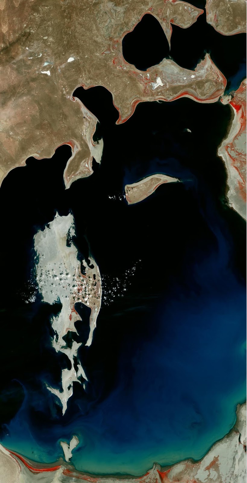 remote sensing in the news: Shrinking of the Aral Sea