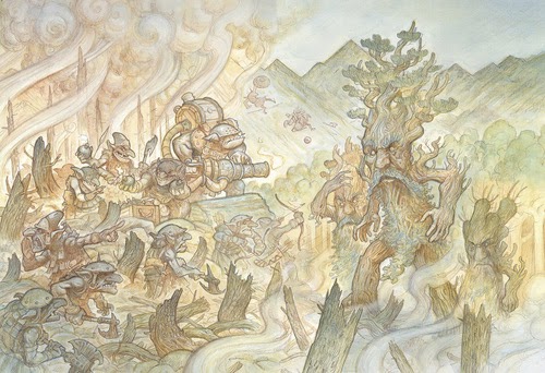 El viaje de Füjur: Ilustraciones: La Tierra Media