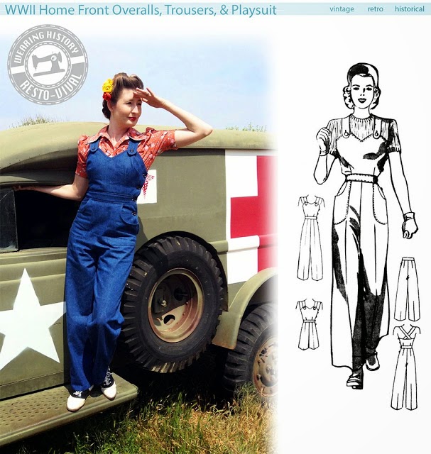 Old-fashioned at Heart: Vacation homework : 1940s overalls