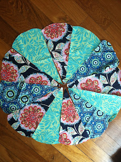 Satin Pieces: Amy butler Floor Inspired Pillows
