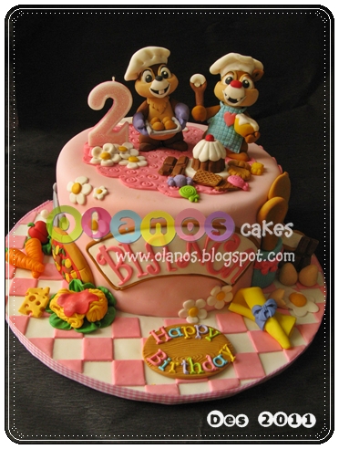 Olanos: Smurf Birthday Cake for Dion