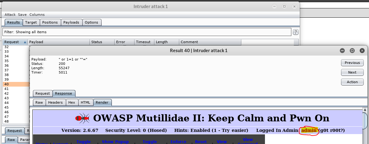 OWASP SQL Injection – Authentication bypass using BurpSuite ~ The ...