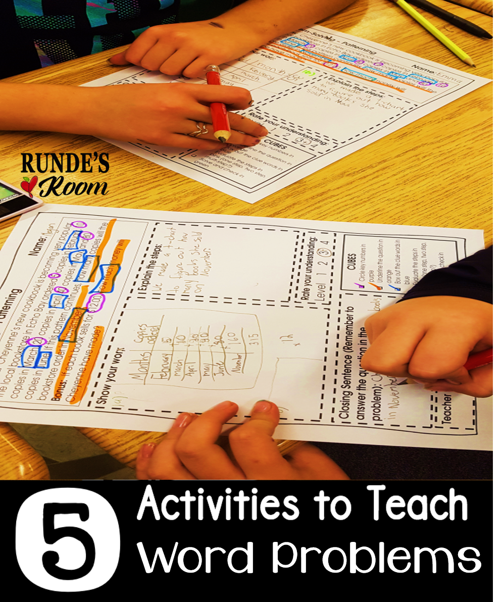 5 Activities for Teaching Problem-Solving | Runde's Room | Bloglovin’