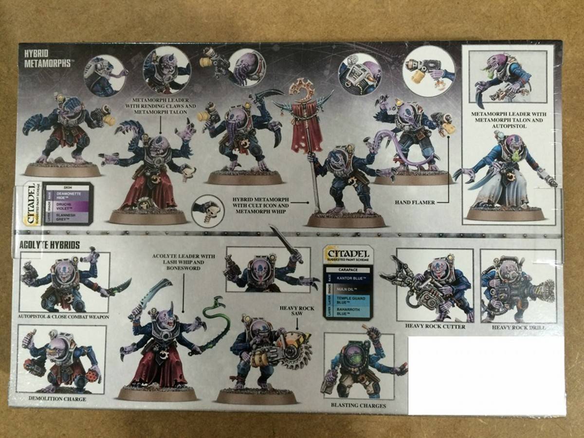 40K Miniatures Tyranid Genestealer Cult Acolyte Hyrbid HEAVY ROCK ...