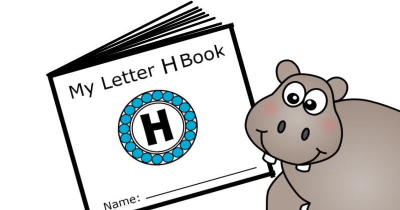 Letter H Free Printable Minibook Alphabet Series | Preschool Powol Packets