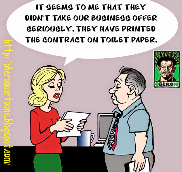 OBERON CARTOONS: Indecent proposal joke