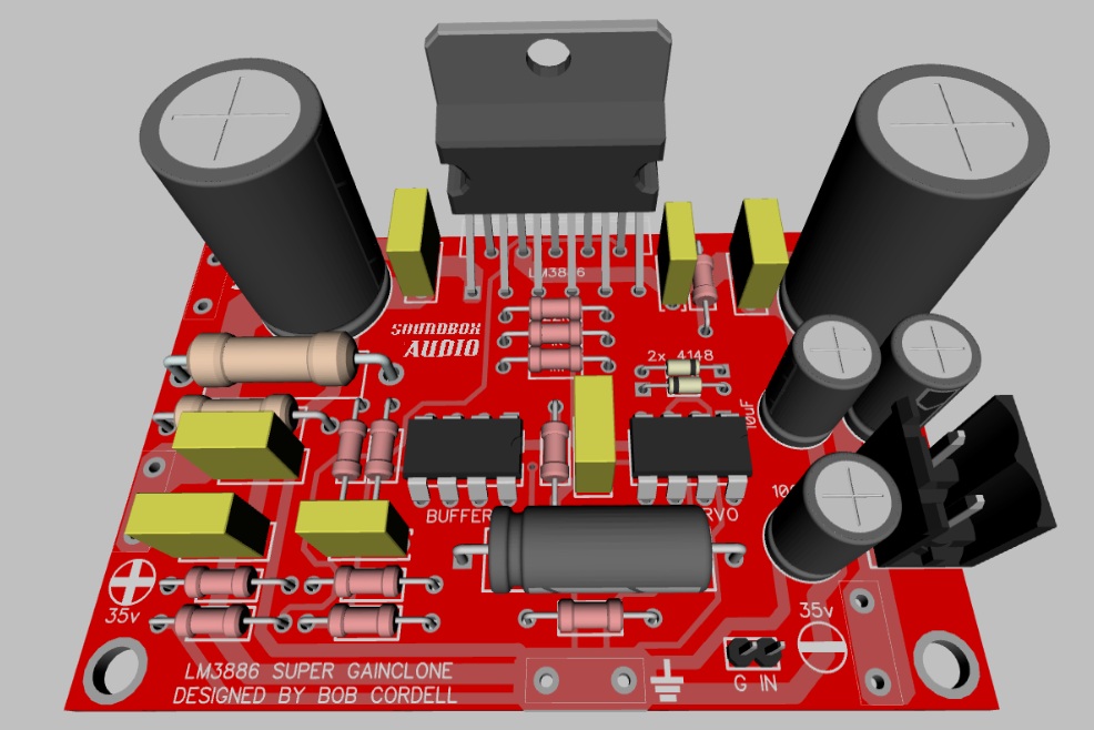Dukun Elektro: LM3886 Super Gainclone By Bob Cordell