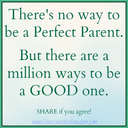 Daveswordsofwisdom.com: No Way To Be A Perfect Parent