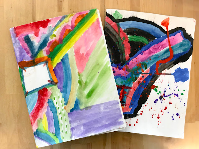 Paintbrush Rocket: 5th & 6th Grade Core Art Sketchbooks!