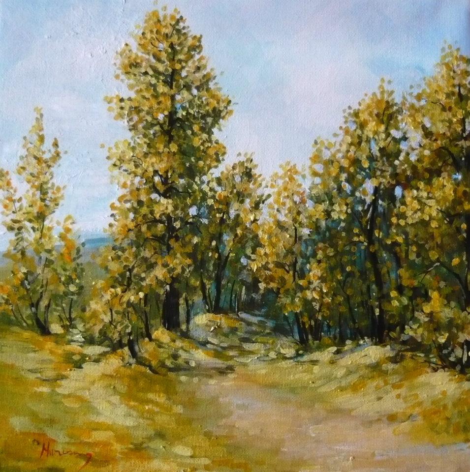 Pictura, Tablouri, Icoane: Peisaj de toamna. (Tablou)