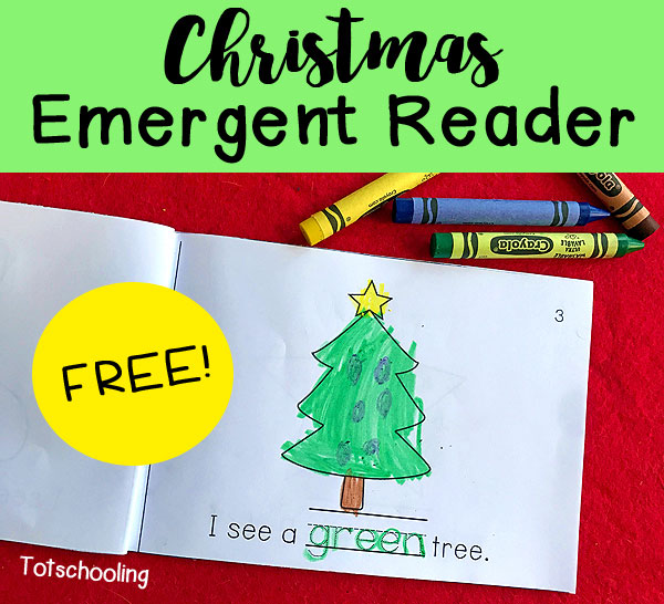 Christmas Emergent Reader | Totschooling - Toddler, Preschool ...