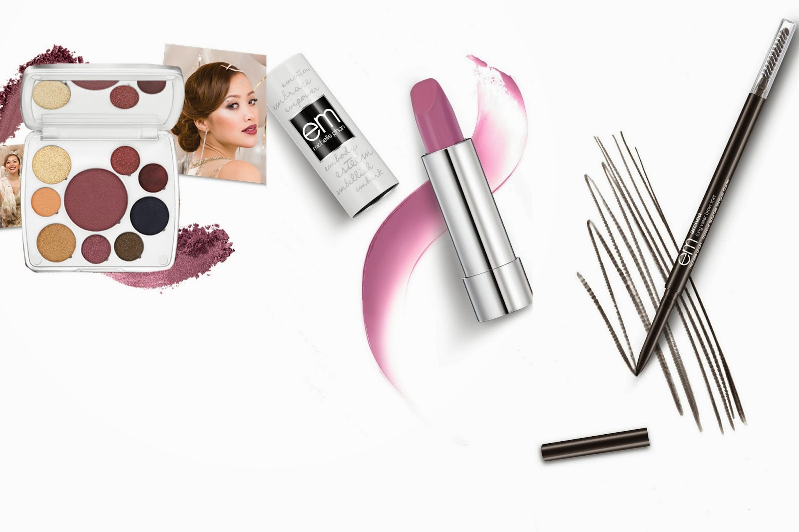 GlitterBuzzStyle: Tutorial + Giveaway: em Cosmetics Arch Defining Brow ...