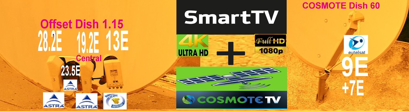 Smart TV + COSMOTE TV και Sat Magic Multifeed λήψεις...