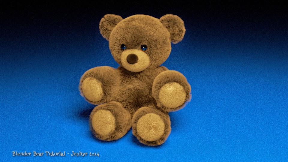 Arizona Artist Jephyr (aka Jeff Curtis): Jephyr's Blender Frenzy: "Fuzzy Stuffed Bear" Tutorial