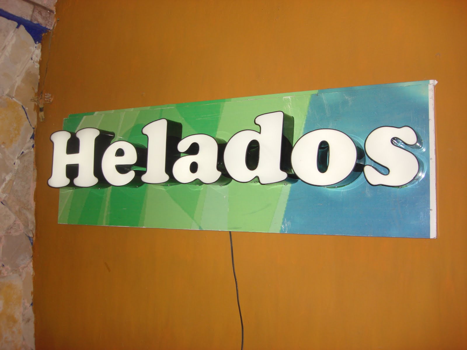 VelezGrafic... Soluciones en Publicidad!!!: letras helado en acrilico ...
