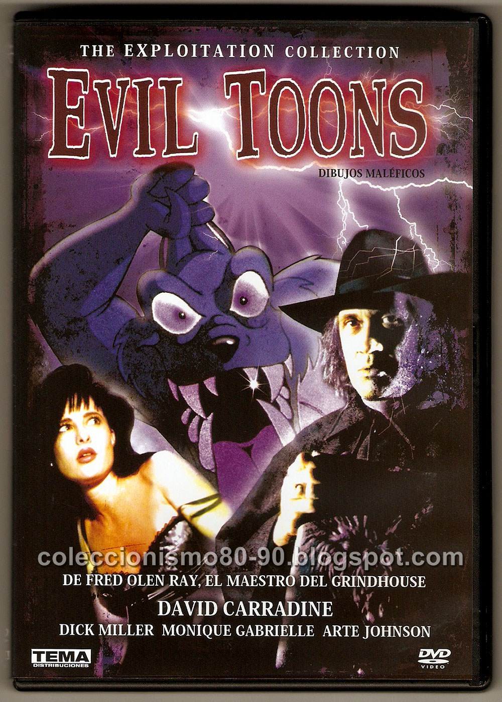 Coleccionismo 80-90: EVIL TOONS: DIBUJOS MALÉFICOS (1992) - DVD