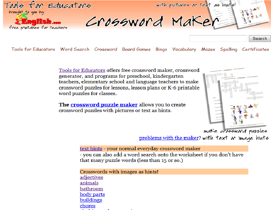 Zhe Simple Education Tools Lets Make Crossword Puzzle Maker zhe-simple-education-tools-lets-make-crossword-puzzle-maker