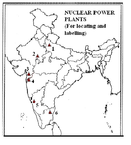 geography: MINERAL &POWER RESOURCES MAP -1 (for identification only )