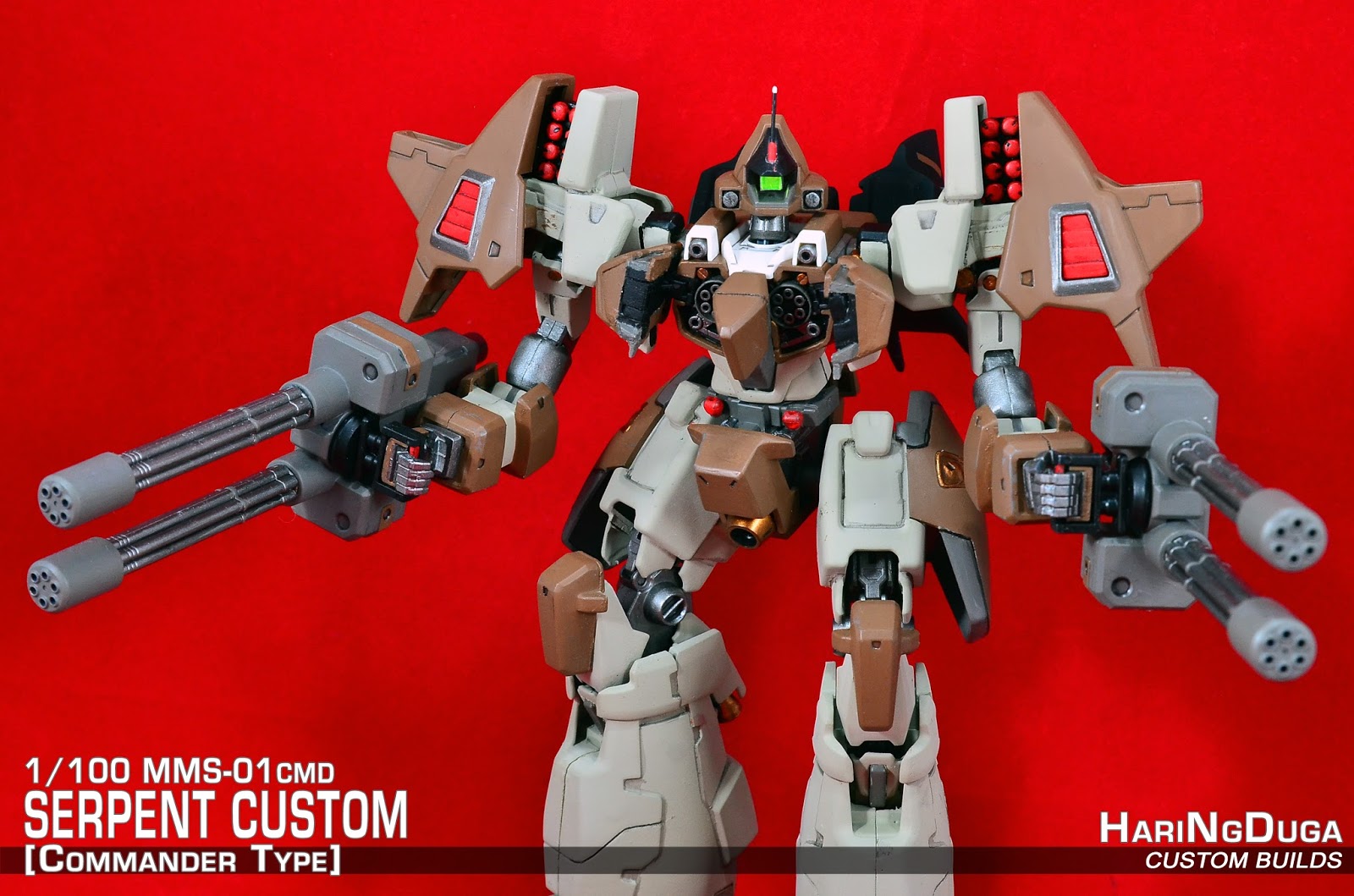 Custom Build:1/100 Serpent Custom [Commander Type] "Master Grade Frame"